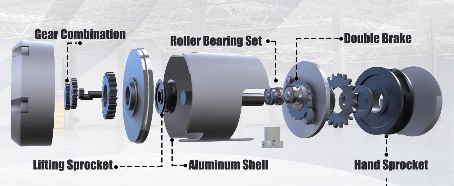 Aluminum Manual Chain Hoist – YATOINTO